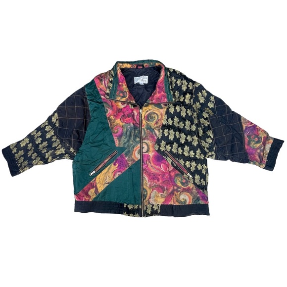 Gallery | Jackets & Coats | Vintage 8s Gallery Art Colorful Abstract ...
